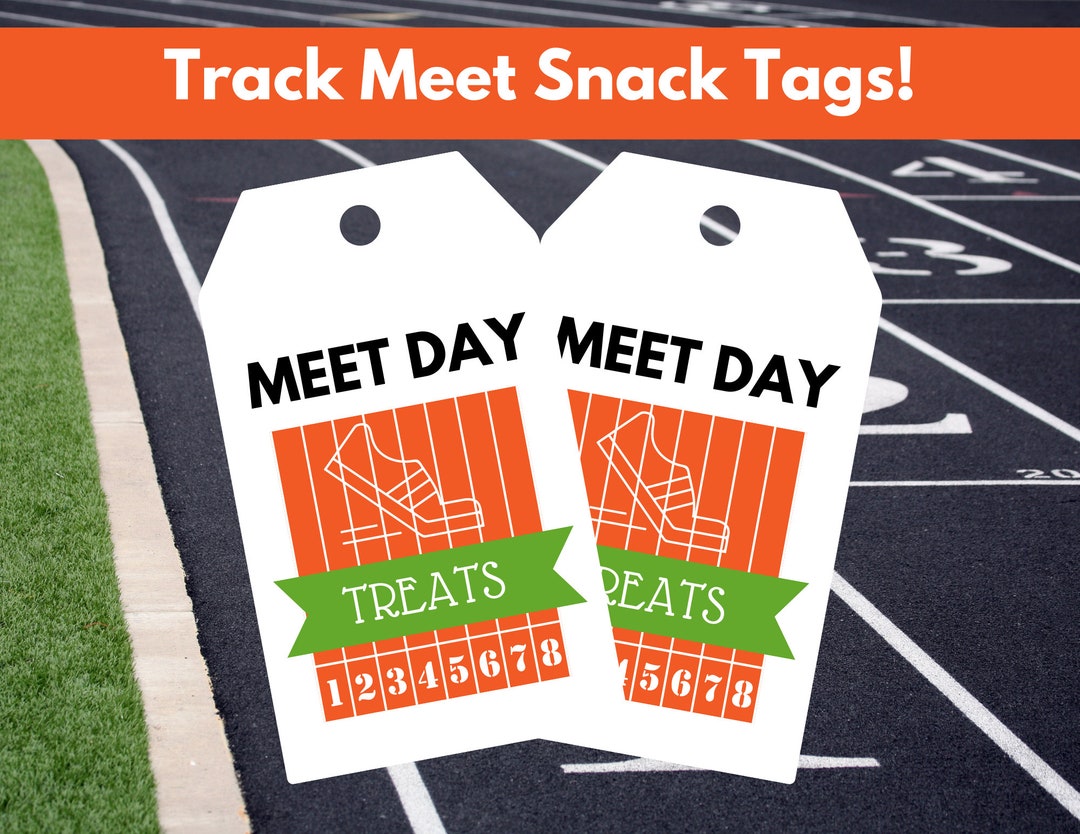 Track and Field Snack Tags, Meet Day Snacks, Sports Snack Tags, Race ...