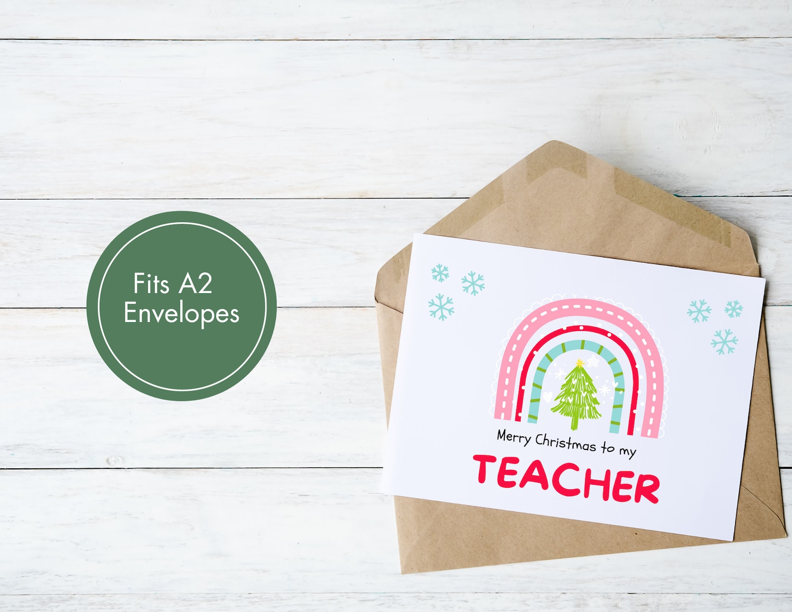 Teacher Christmas Card, Printable Christmas Card, Holiday Card, Teacher ...
