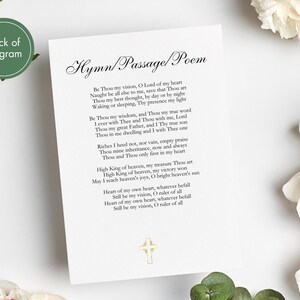 Funeral Program Template, Christian Funeral Program, Funeral Program ...