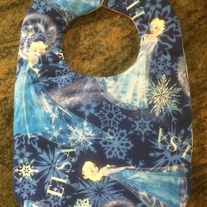 Frozen Elsa and Anna Character Bibs | Etsy