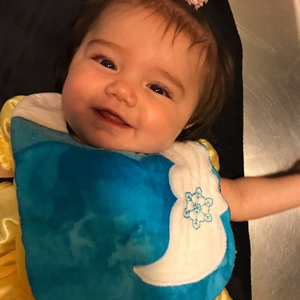 Frozen Elsa and Anna Character Bibs | Etsy