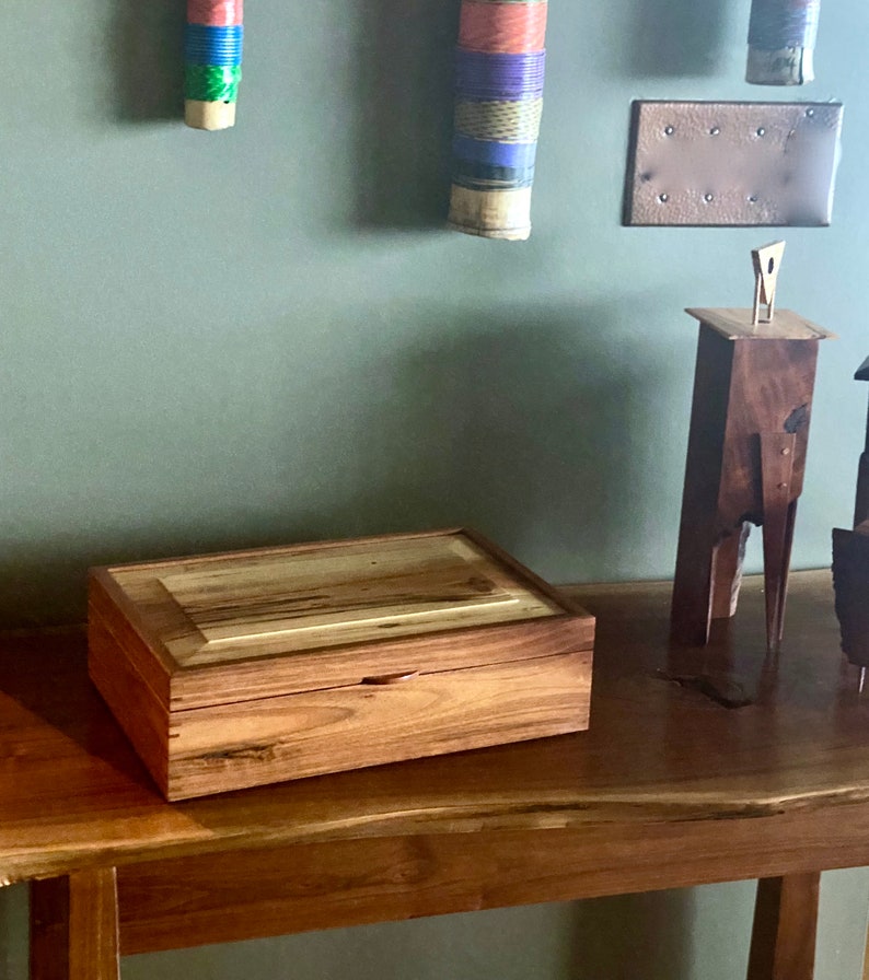 Naturally Colorful Solid Wood Box - Etsy