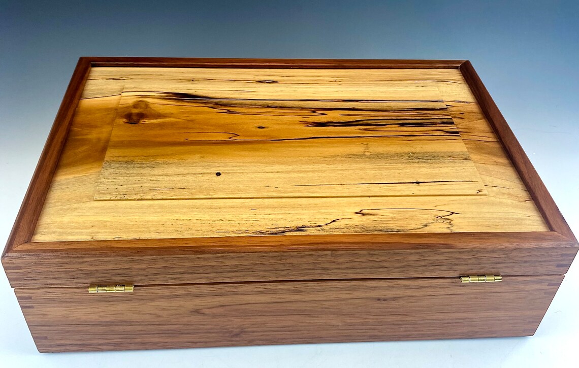 Naturally Colorful Solid Wood Box - Etsy