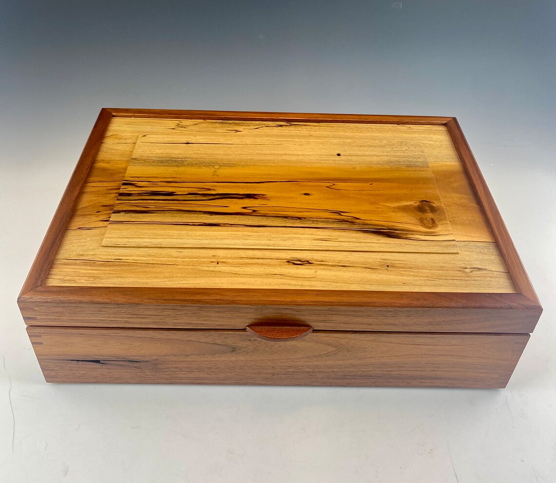 Naturally Colorful Solid Wood Box - Etsy