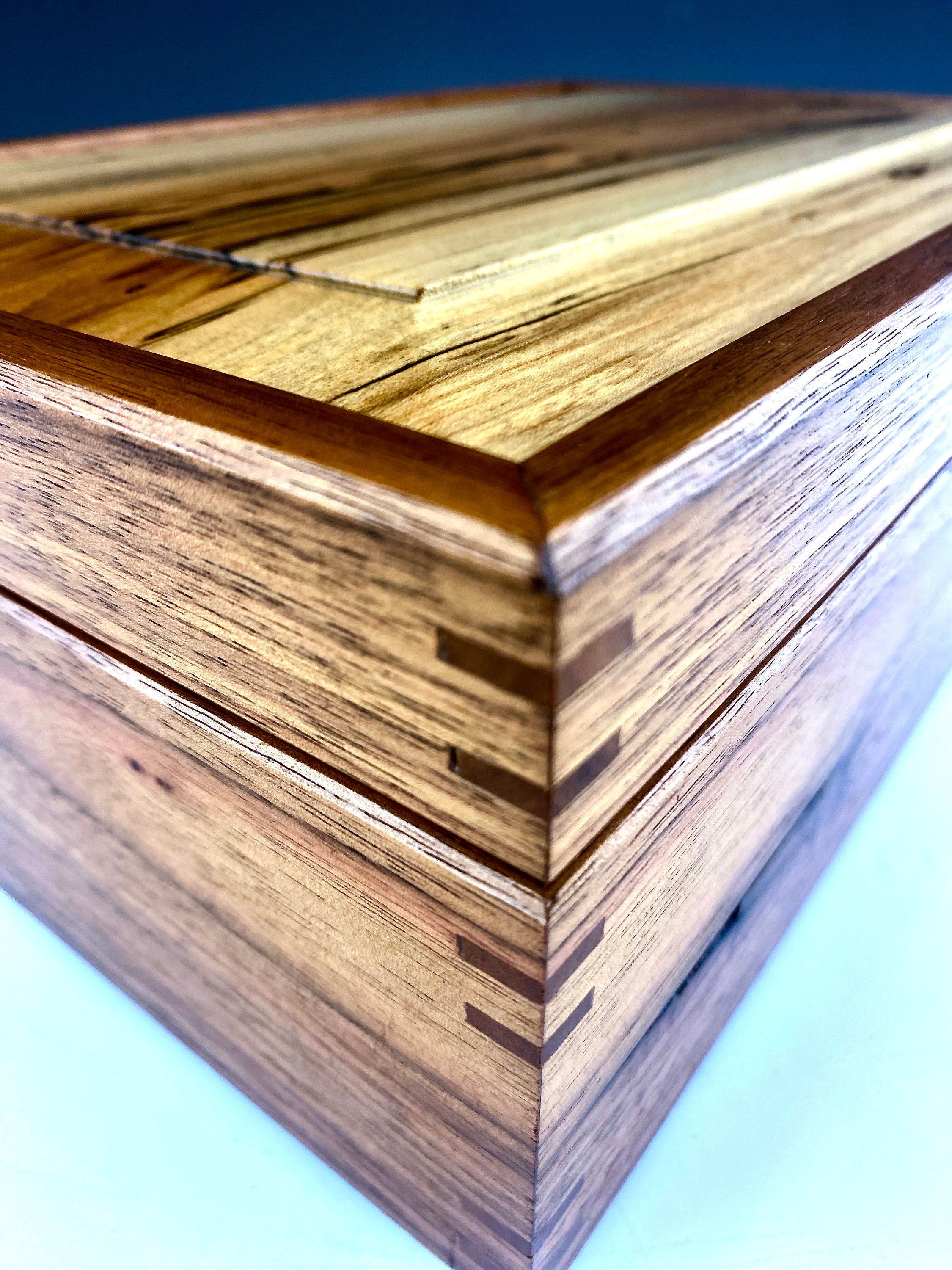 Naturally Colorful Solid Wood Box - Etsy