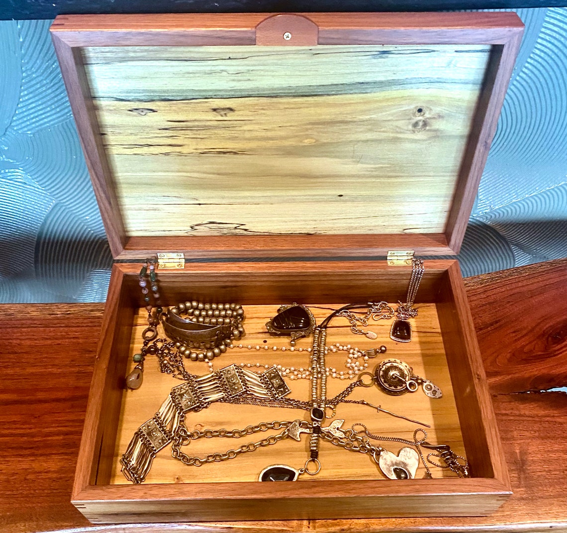Naturally Colorful Solid Wood Box - Etsy