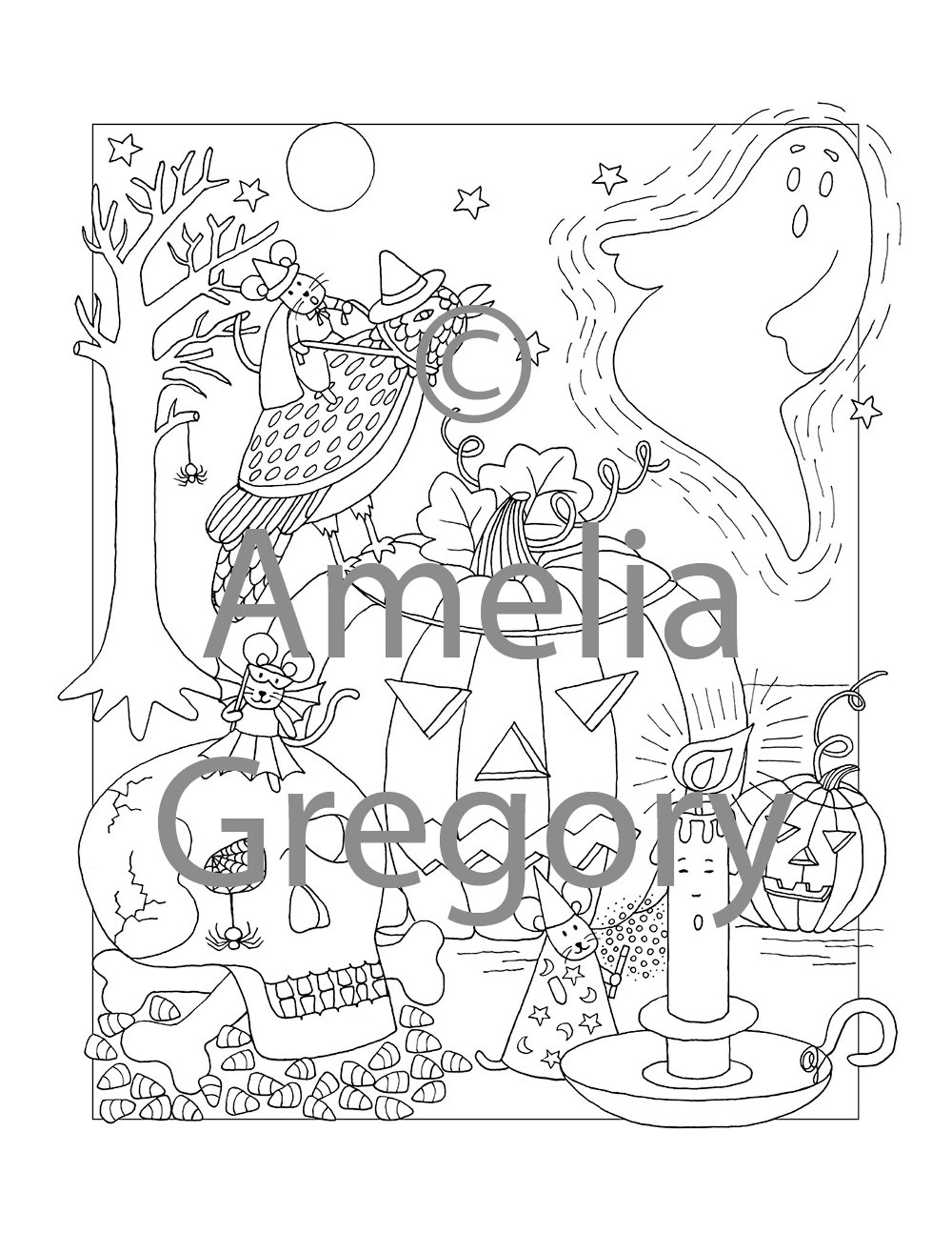 Pumpkin Coloring, Halloween Coloring Pages, Halloween Activity ...