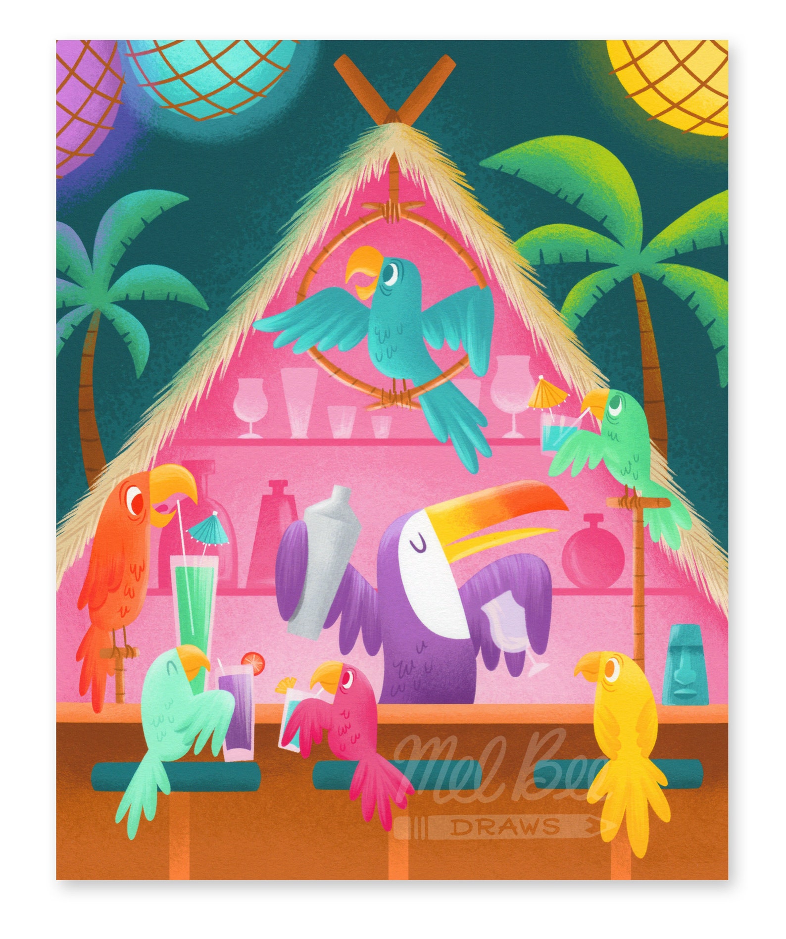 Enchanted Tiki Room Birds Fine Art Print - Etsy