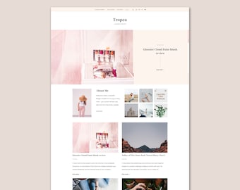 Olivia • Lifestyle Blogger Template • Fashion Blogger Template • Beauty ...
