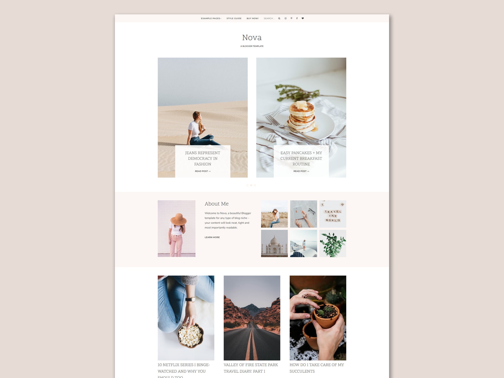 Chic Blogger Templates