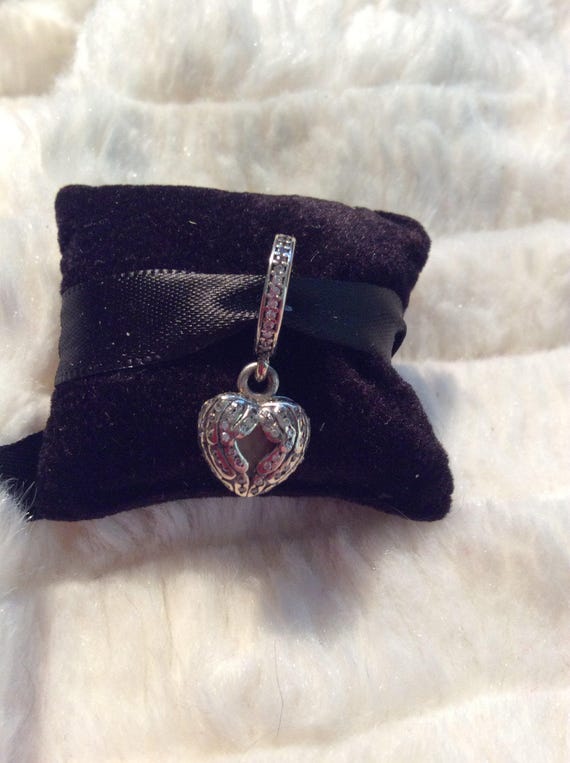 Authentic PANDORA Angel Wings & CZ Sterling Silver | Etsy