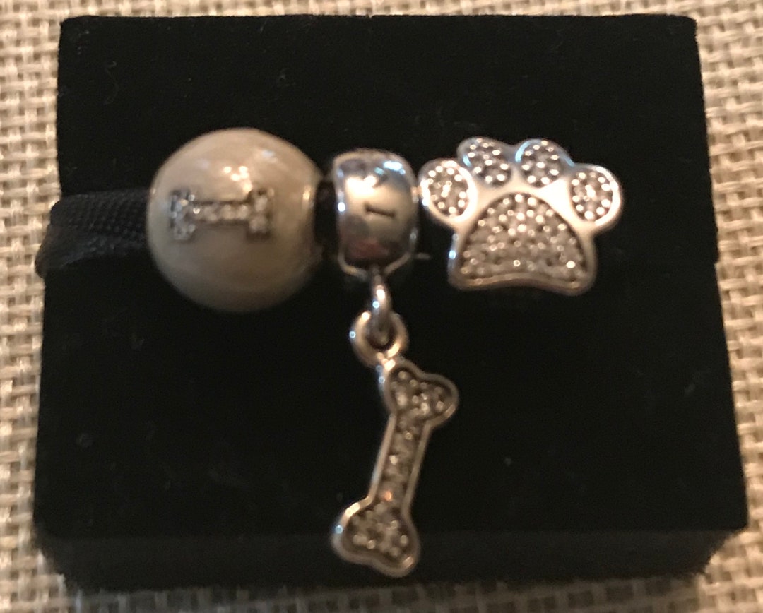 Authentic Pandora Puppy Love 3-piece Set W/free Pandora Bead and FREE ...