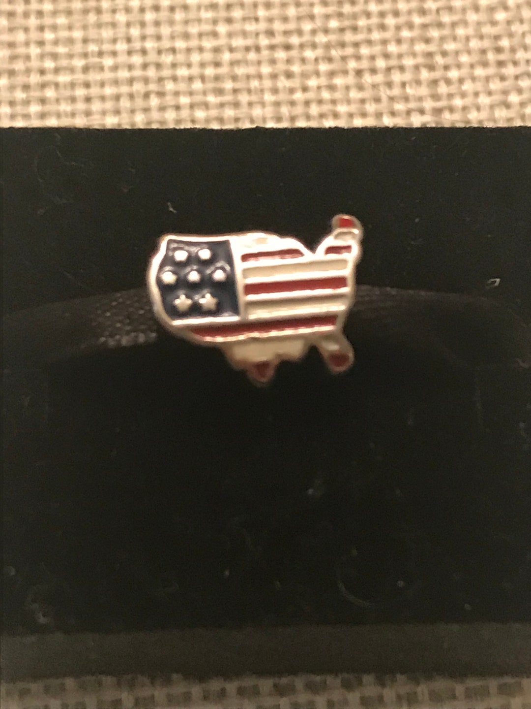 Authentic Pandora United States Map/flag Charm W/free Pandora Pouch ...