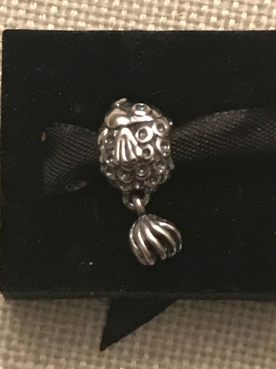 Authentic Pandora Splish Splash Fish Charm W/free Pandora Gift Pouch 3. ...