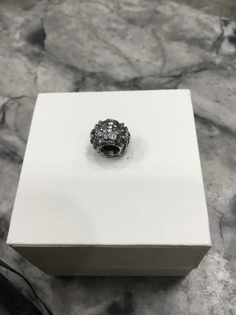 PANDORA Ltd Ed EASTER EGG Charm W/ Pink Stones - Rare - With Free ...