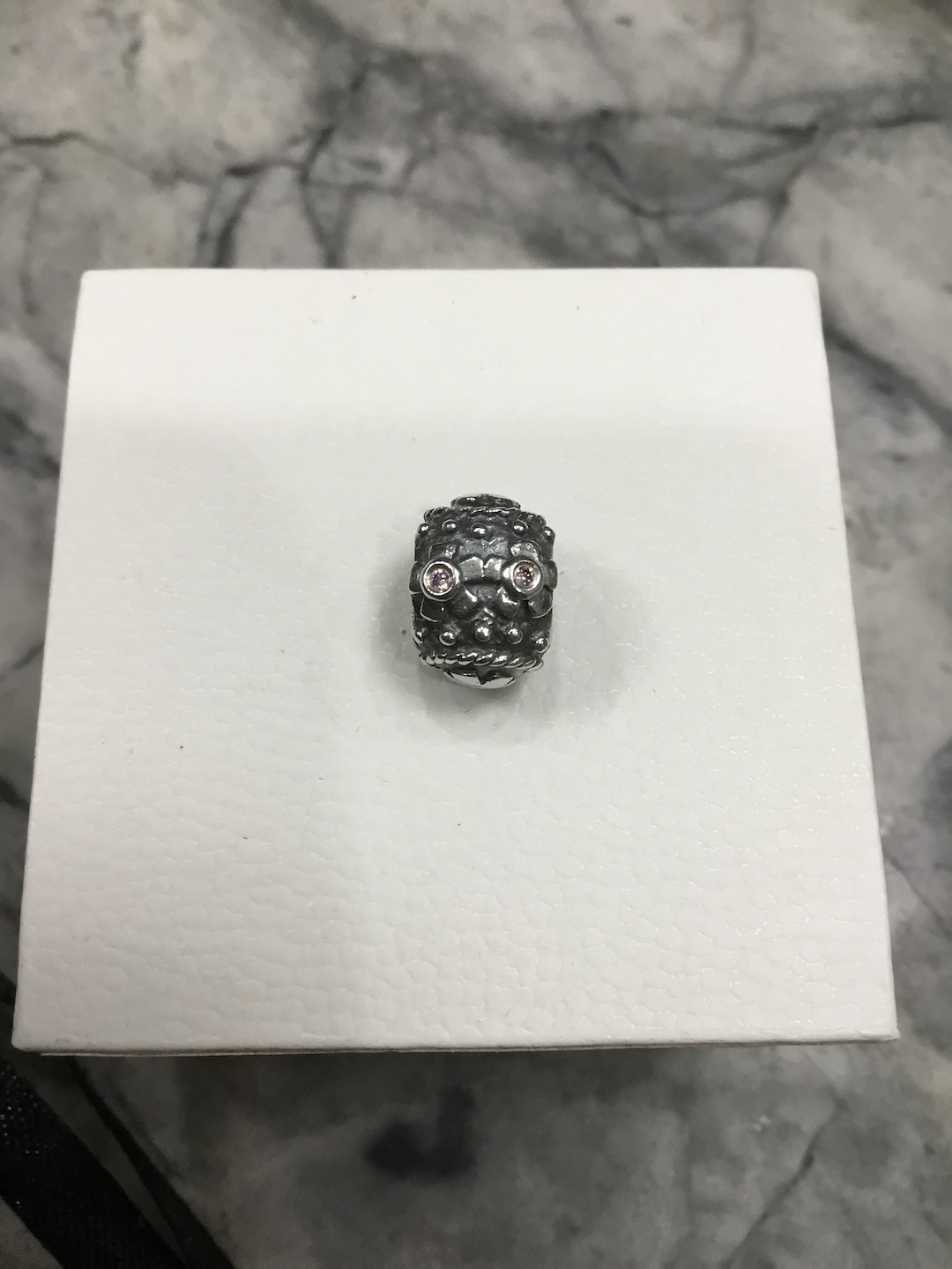 PANDORA Ltd Ed EASTER EGG Charm W/ Pink Stones - Rare - With Free ...