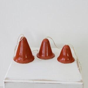 Handmade Ceramic Bells, Christmas, Gift Tags, Tree Decorations ...