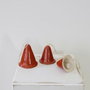 Handmade Ceramic Bells, Christmas, Gift Tags, Tree Decorations ...