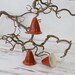 Handmade Ceramic Bells Christmas Gift Tags Tree - Etsy
