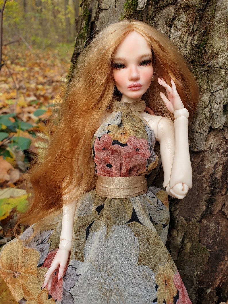 12 BJD Halter Chiffon Dress. It Can Fit Most Fashion Molding Dolls Like ...