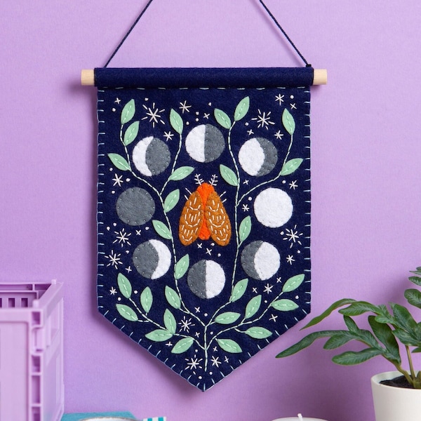 Wool Applique Banner Kit - Etsy