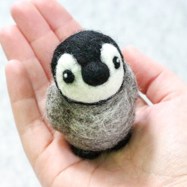 Needle Felt Penguin - Etsy