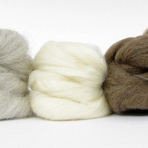 British Breeds Needle Felting Wool Bundle No.1 - Wool for Fibre Crafts ...