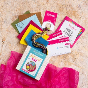 Wren Brooch Felt Craft Kit - Beginner DIY Craft Set - Gift for Bird ...