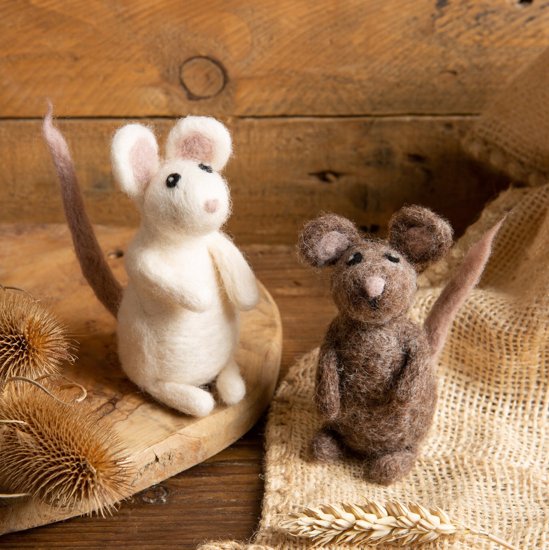 Simple Needle Felted Mouse Felting Fiber Arts Art & Collectibles etna ...