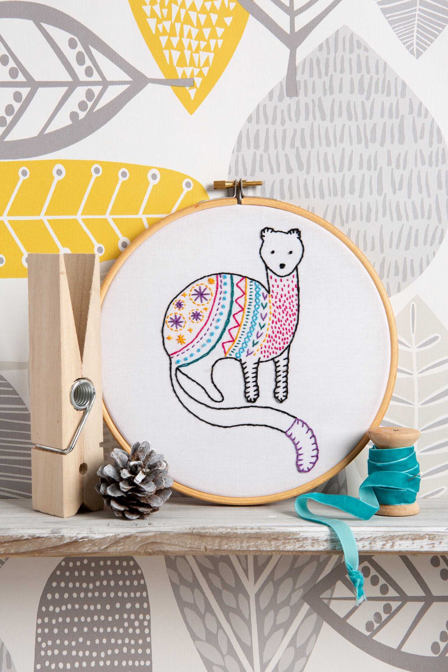 Stoat PDF Embroidery Pattern - Instant Digital Download - Etsy