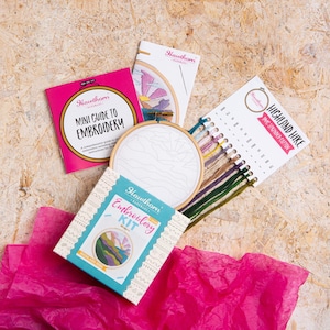 Highland Hike Mini Embroidery Kit - Satin Stitch - Scotland Craft Kit ...