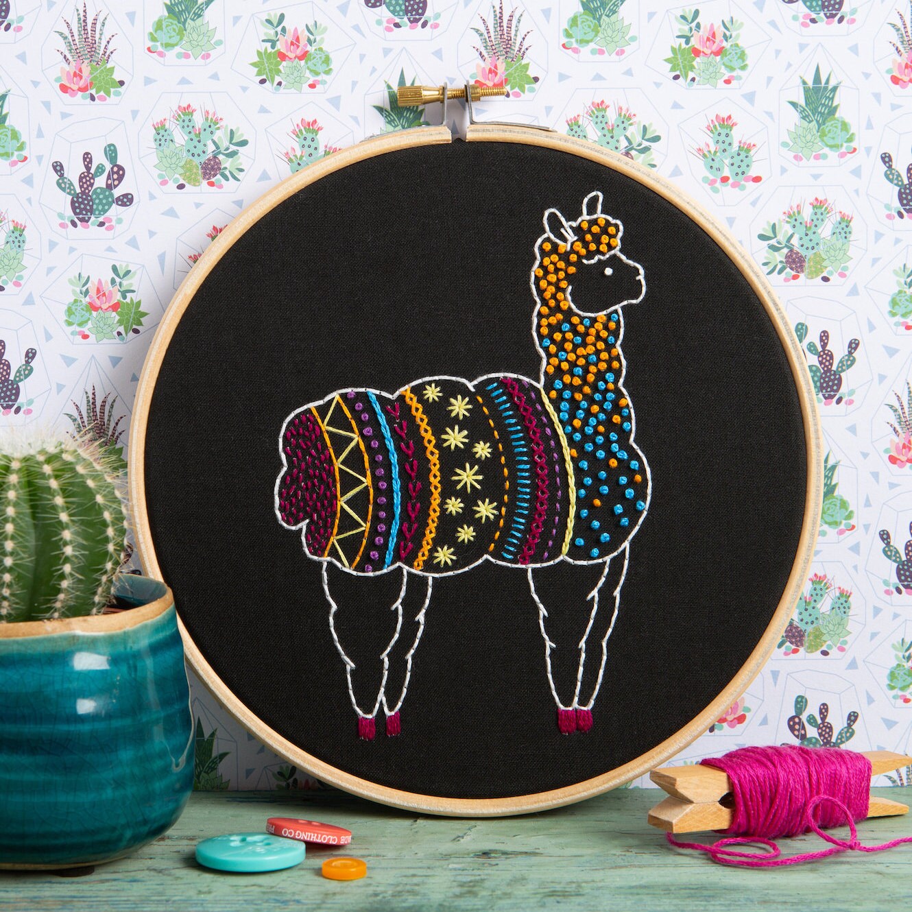 Alpaca PDF Embroidery Pattern Instant Download | Etsy