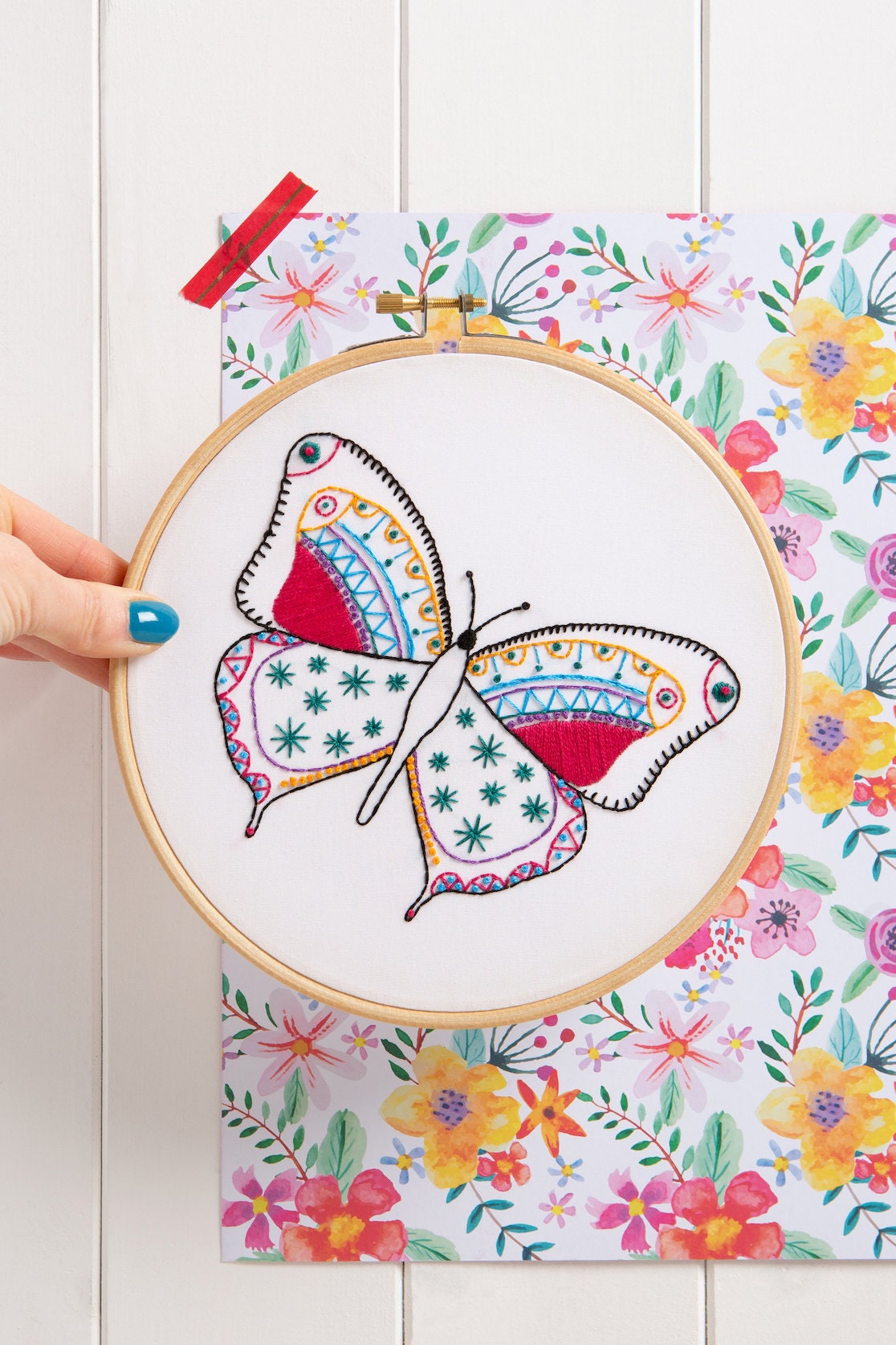 Butterfly PDF Embroidery Pattern - Instant Digital Download - Etsy
