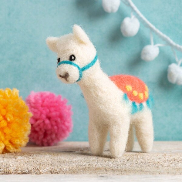 Needle Felted Alpaca - Etsy