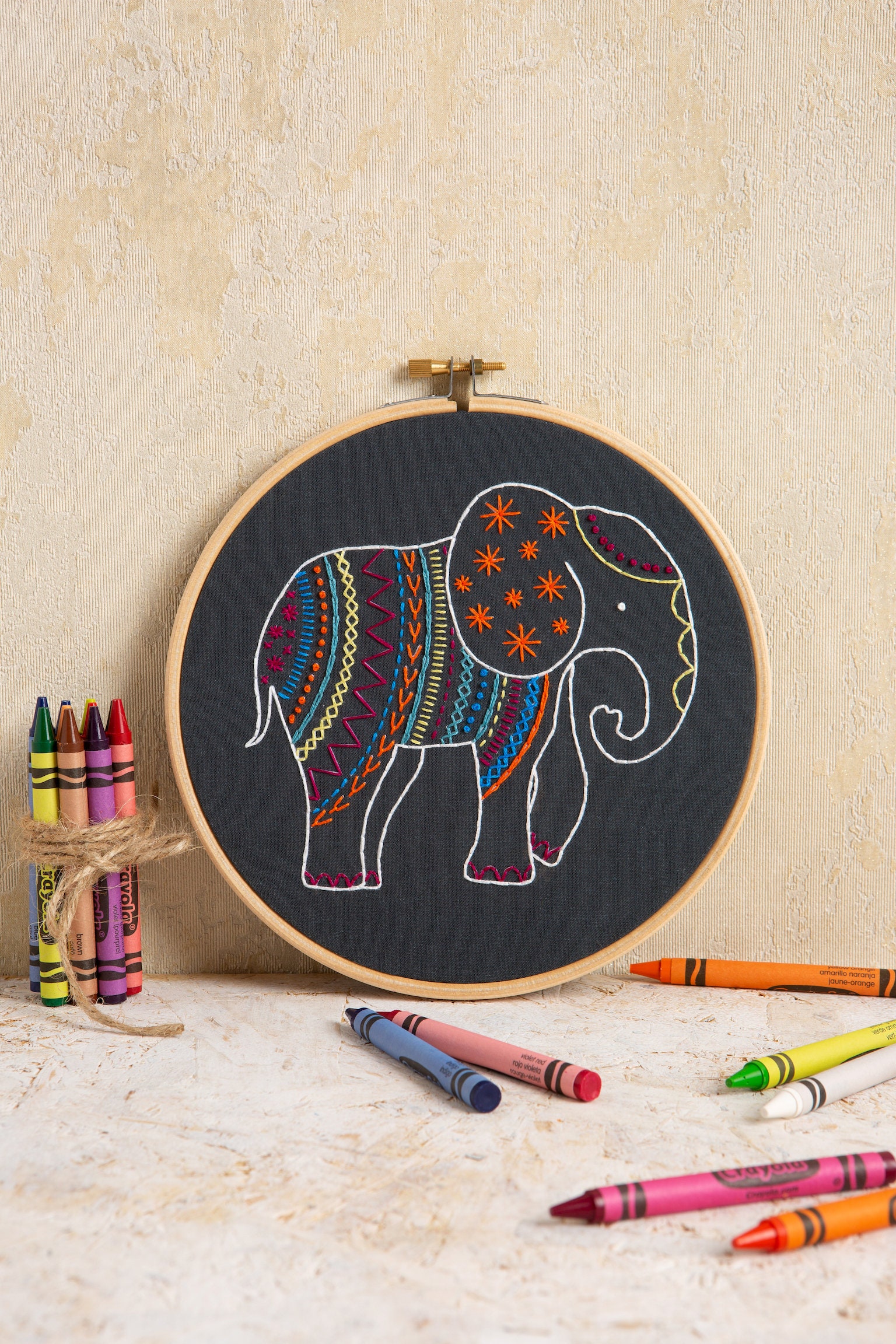 Elephant PDF Embroidery Pattern - Instant Digital Download - Etsy