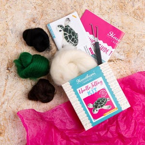 Baby Sea Turtle Needle Felting Kit : Beginners DIY Craft Set With ...