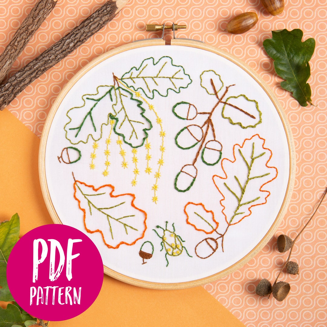 Ancient Oak PDF Embroidery Pattern - Instant Download - Etsy