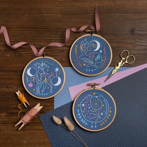 Celestial Bird PDF Embroidery Pattern - Instant Digital Download - Etsy