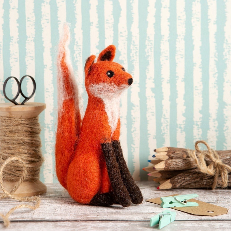 Felt Fox - Etsy