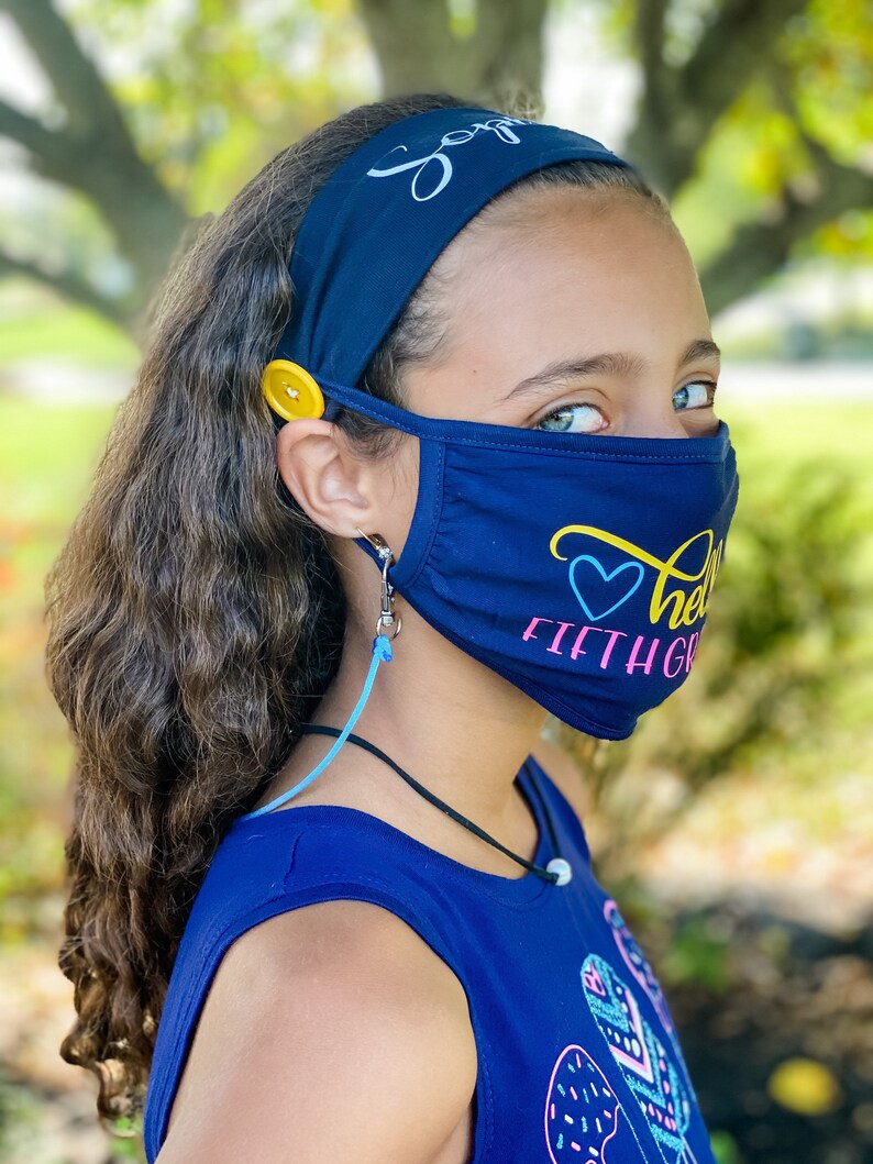 School Mask Mask for Kids Mask for School Personalized - Etsy