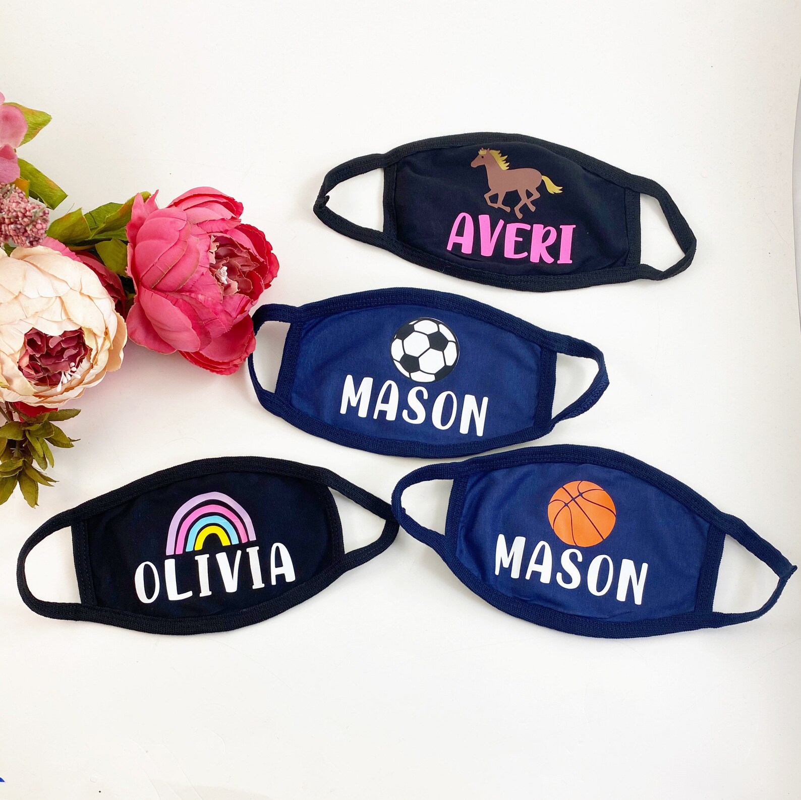 Personalized School Mask Mask for Kids Mask for School - Etsy
