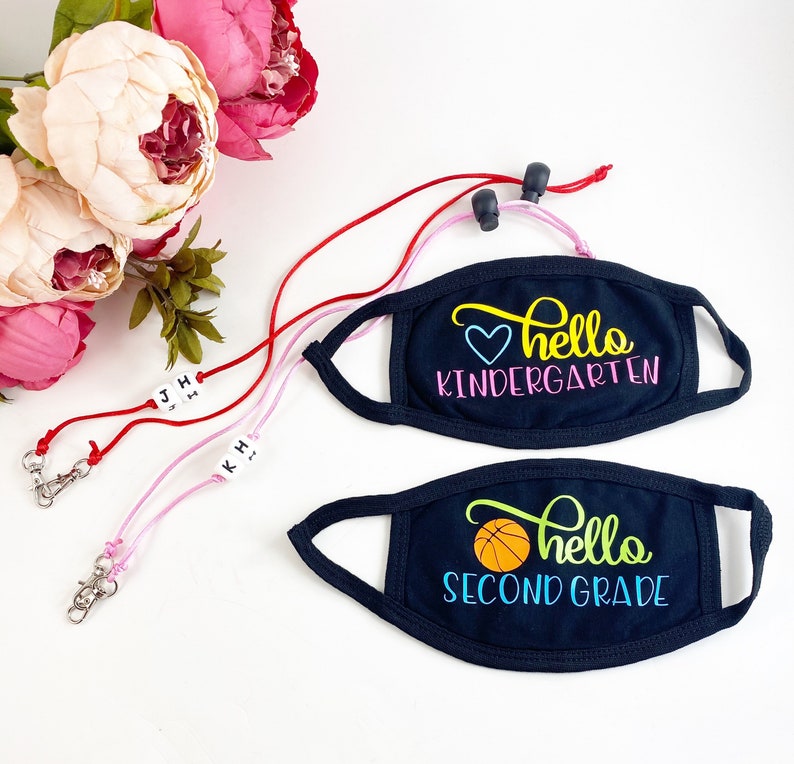 School Mask Mask for Kids Mask for School Personalized - Etsy