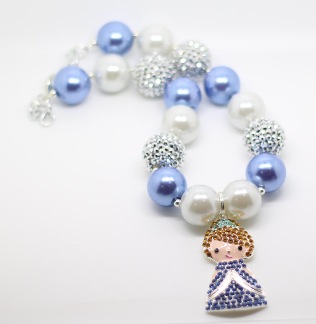 Cinderella Necklace, Cinderella Bubblegum Necklace, Cinderella Birthday ...