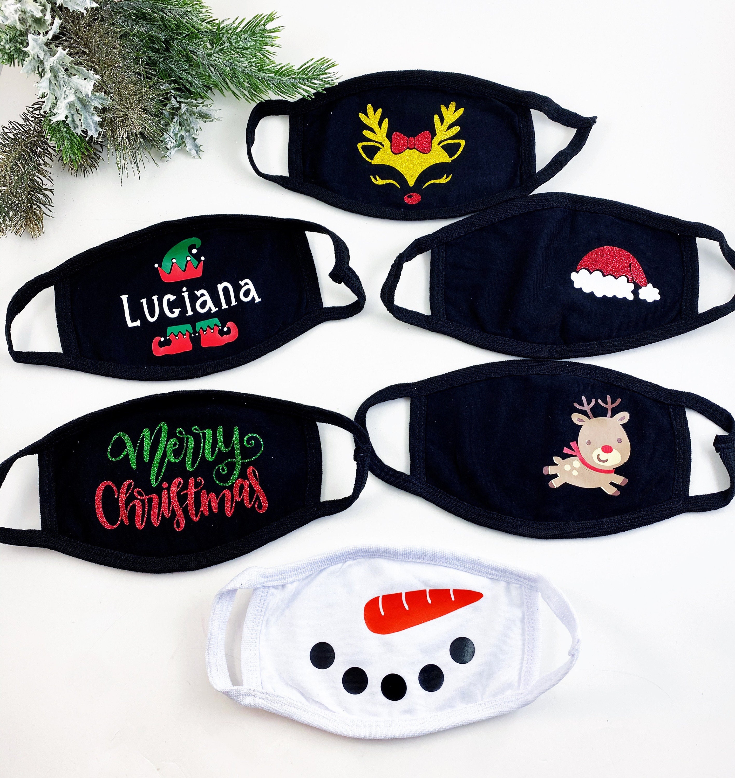 Christmas mask holidays mask child Christmas mask adult | Etsy