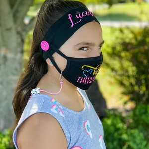 School Mask, Mask for Kids, Mask for School, Personalized School Mask ...