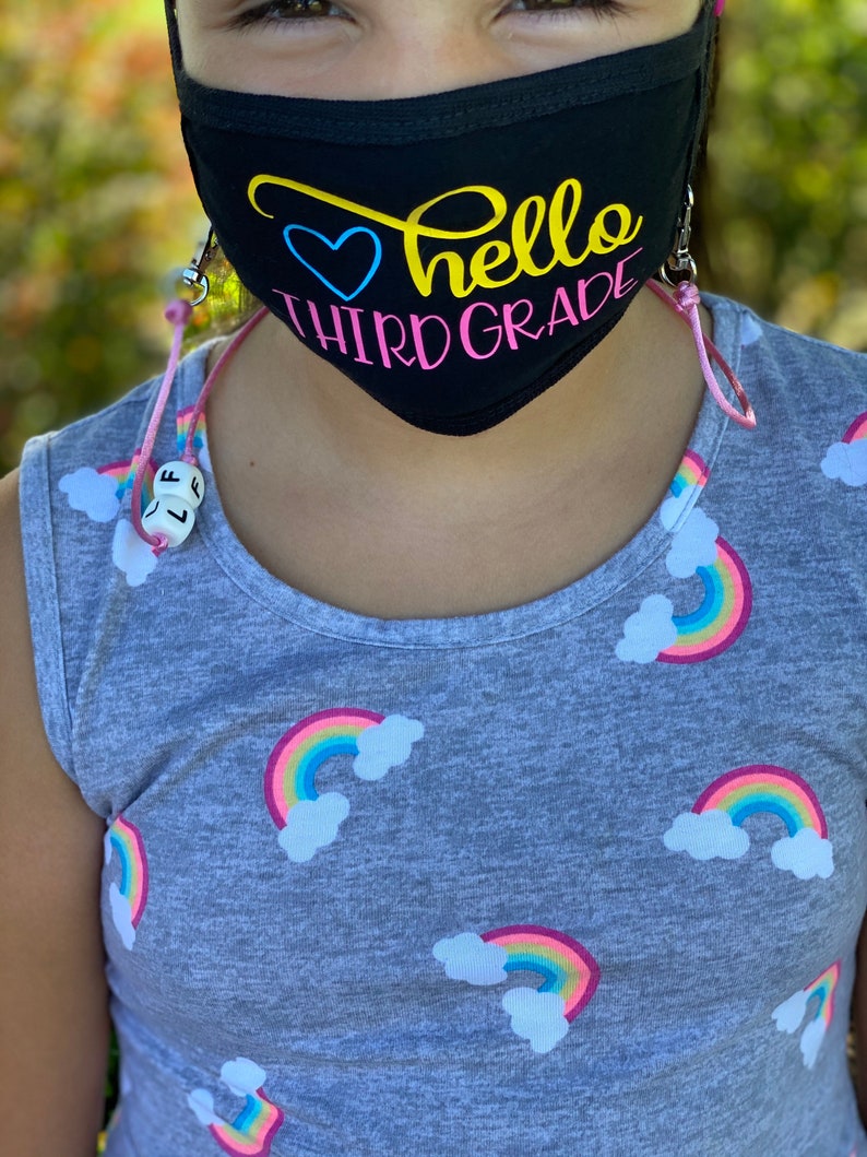 School Mask, Mask for Kids, Mask for School, Personalized School Mask ...
