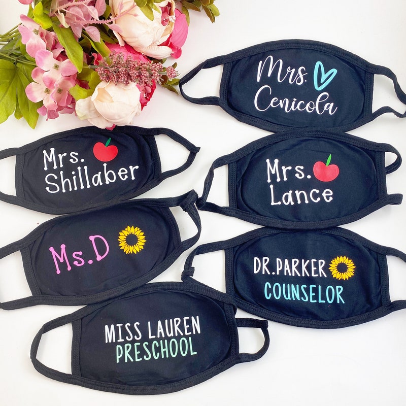 Teacher Mask - Etsy