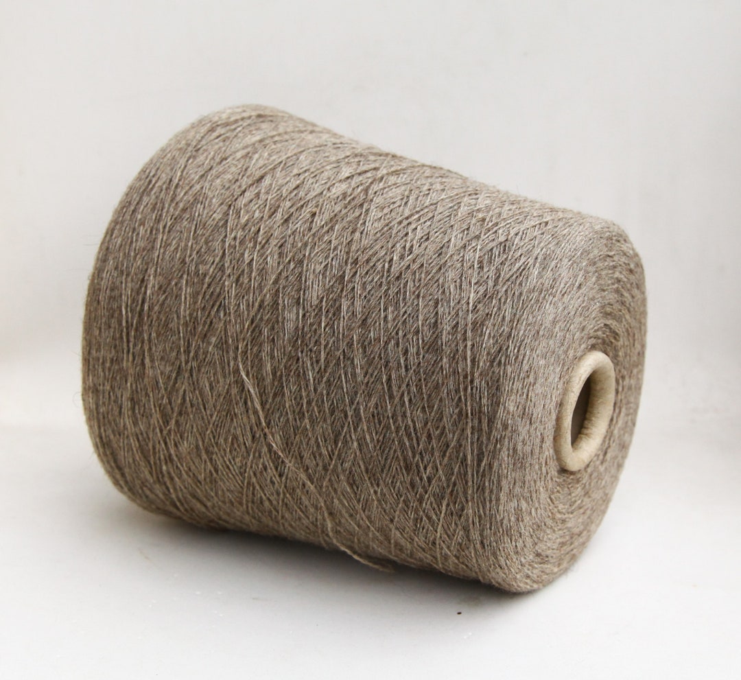 Yak / Silk / Merino Wool Yarn on Cone, Lace Weight Yarn for Knitting ...