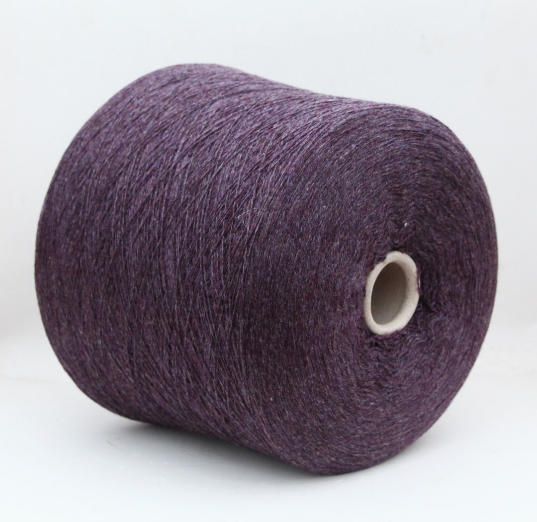 100% Cashmere Yarn on Cone, Italian Pure Cashmere Yarn, Lace Weight ...