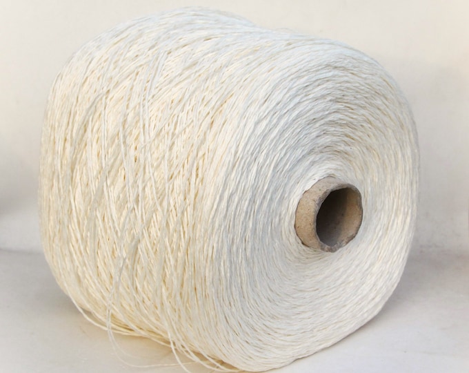 100% Linen Yarn on Cone, Italian Linen Yarn, Sport Weight Yarn for ...